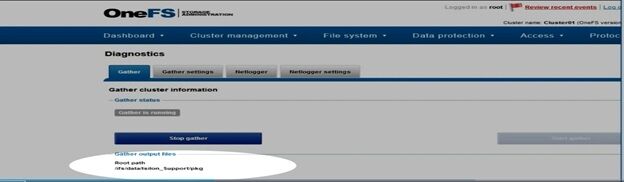 How to Collect DELL ISILON Hardware OneFS Logs - Navigator System :: IT ...